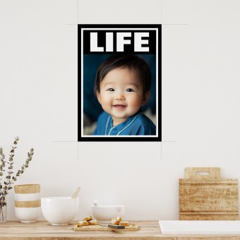 Pro-Life Baby Beautiful Asian Baby Boy Smiling Poster | Zazzle