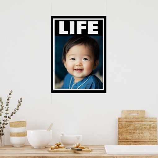 Pro-Life Baby Beautiful Asian Baby Boy Smiling Poster | Zazzle