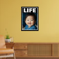 Pro-Life Baby Beautiful Asian Baby Boy Smiling Poster | Zazzle