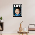 Pro-Life Baby Beautiful Asian Baby Boy Smiling Poster | Zazzle