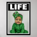 Pro-Life Baby Beautiful Black Baby Girl Smiling Poster | Zazzle