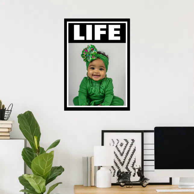 Pro-Life Baby Beautiful Black Baby Girl Smiling Poster | Zazzle