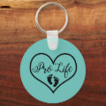 Pro Life Baby Feet Keychain | Zazzle