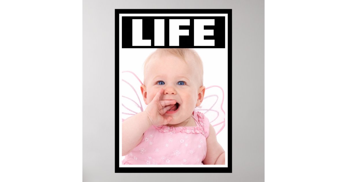 PRO-LIFE BABY GIRL PINK INFANT LIFE POSTER | Zazzle