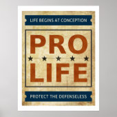 Pro Life Billboard Poster | Zazzle