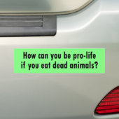 pro-life bumper sticker | Zazzle