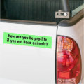 pro-life bumper sticker | Zazzle