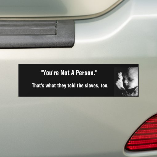 Pro-Life Bumper Sticker | Zazzle
