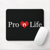 Pro-Life Heart and Baby Feet Mouse Pad | Zazzle