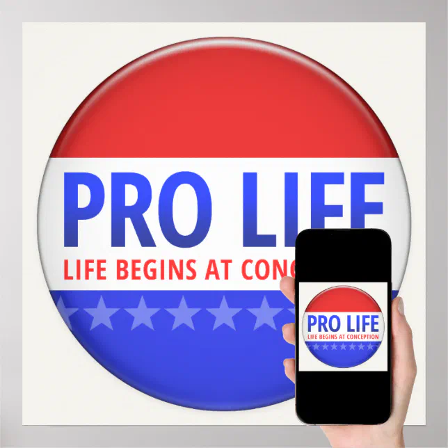 Pro Life Poster | Zazzle