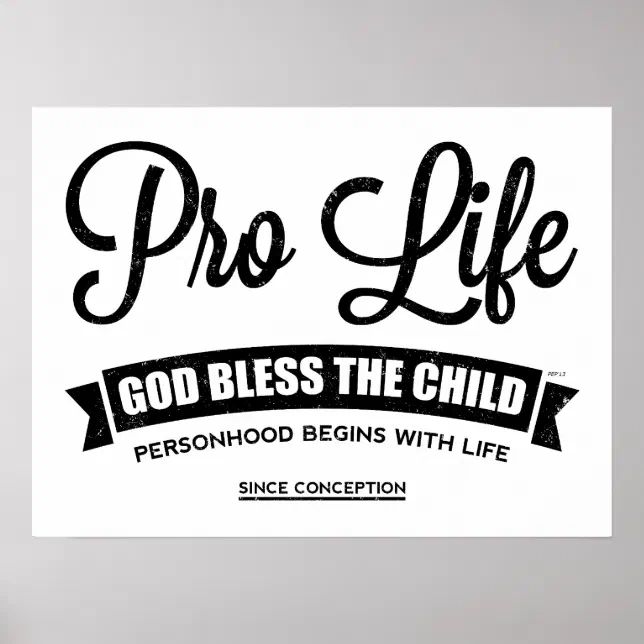 Pro Life Poster | Zazzle