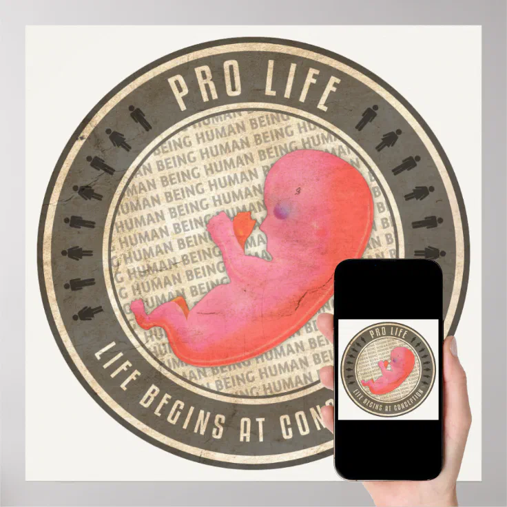 Pro Life Poster | Zazzle