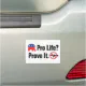 Pro Life? Prove It - Ban Assault Weapons Car Magnet | Zazzle