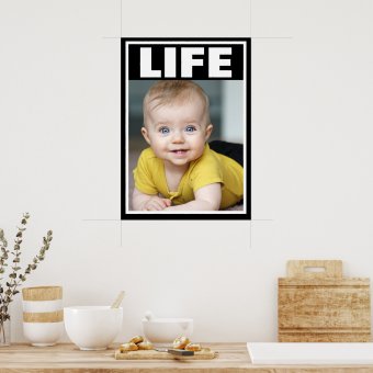 PRO-LIFE SMILING BABY INFANT LIFE POSTER | Zazzle
