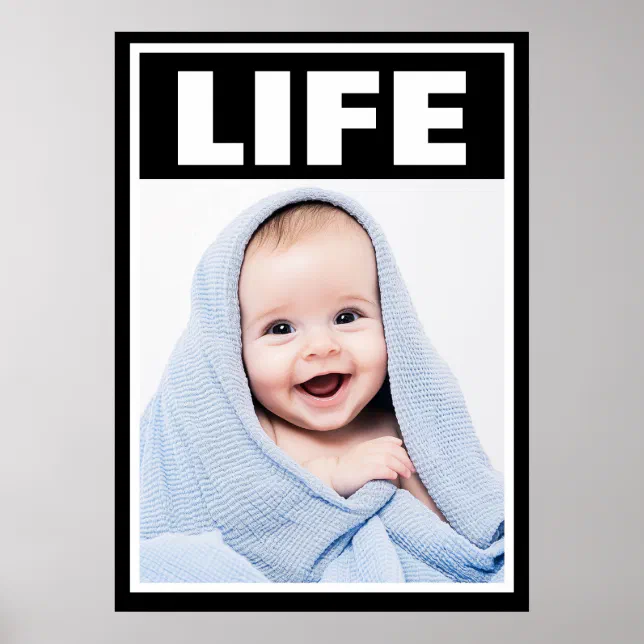 PRO-LIFE SMILING BABY INFANT LIFE POSTER | Zazzle