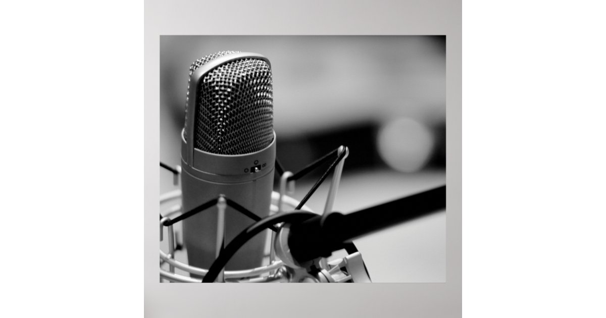 PRO MICROPHONE POSTER | Zazzle