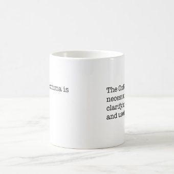 Pro-Oxford Comma Coffee Mug | Zazzle