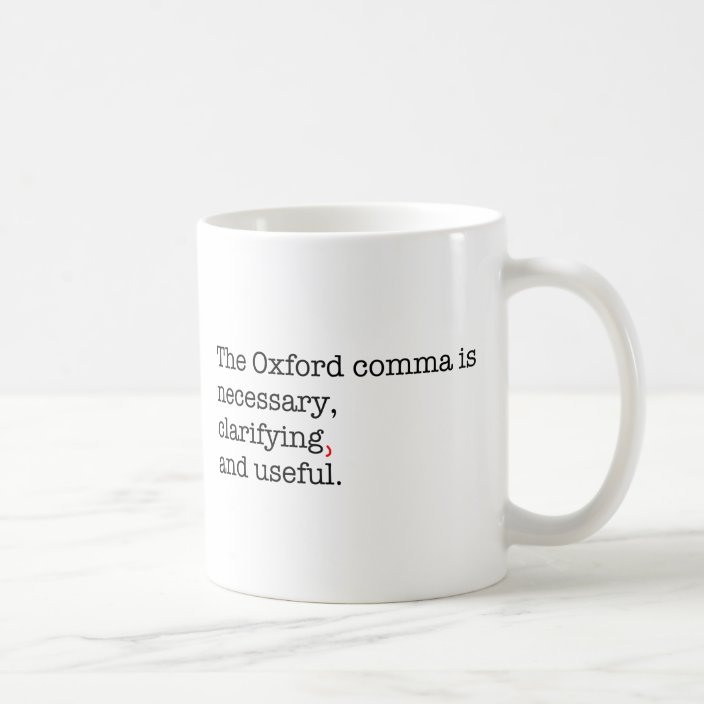 Pro-Oxford Comma Coffee Mug | Zazzle.com