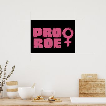 Pro Roe Women's Rights Word Art Poster | Zazzle