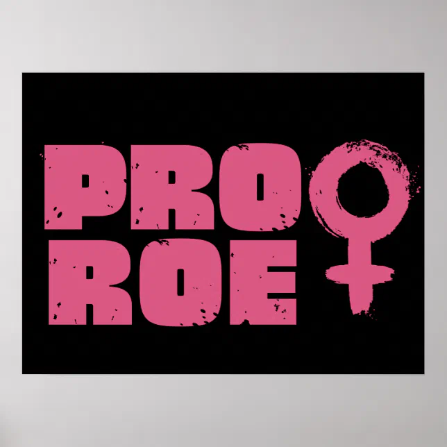 Pro Roe Women's Rights Word Art Poster | Zazzle