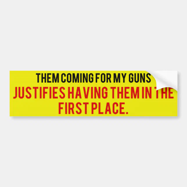 Pro-Second Amendment Bumper Sticker | Zazzle