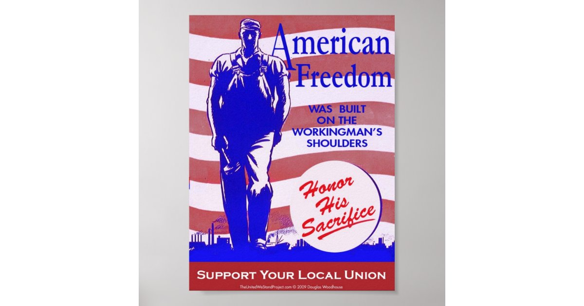 Pro-Union American Freedom Poster | Zazzle