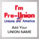 Pro Union POSTER Print | Zazzle