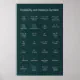 Probability and Statistics Symbols Poster | Zazzle
