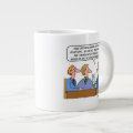 Probate Law Estate Lawyer Funny Attorney Cartoon Large Coffee Mug | Zazzle