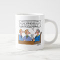 Probate Law Estate Lawyer Funny Attorney Cartoon Large Coffee Mug | Zazzle