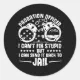 Probation Officer Prison Enforcet Probation Parole Classic Round ...