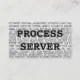 Process Server Legal Words Business Card | Zazzle