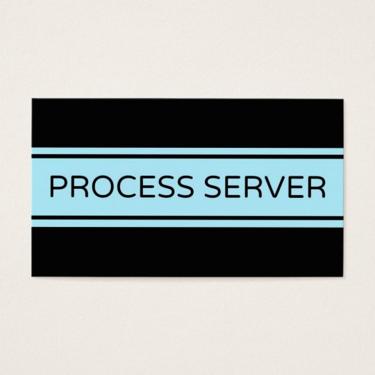 Process Server Stripe Business Card | Zazzle.com