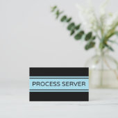 Process Server Stripe Business Card | Zazzle