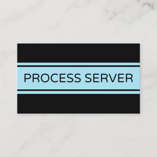 Process Server Stripe Business Card | Zazzle.com