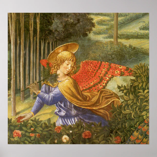 Procession of the Magi Angel by Benozzo Gozzoli Poster | Zazzle
