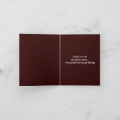 Proclamation Vampire Gothic Wedding Thank You Card | Zazzle