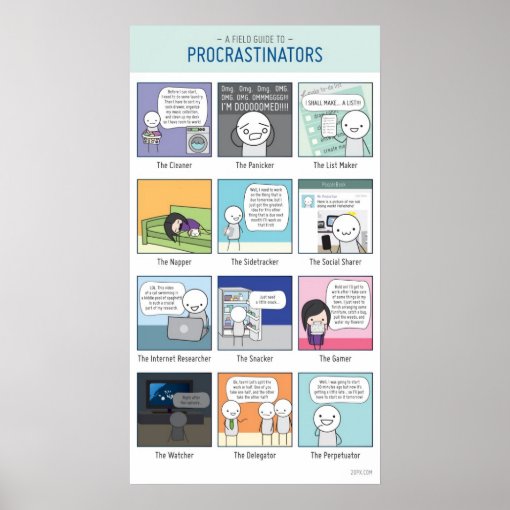 Procrastination Poster | Zazzle