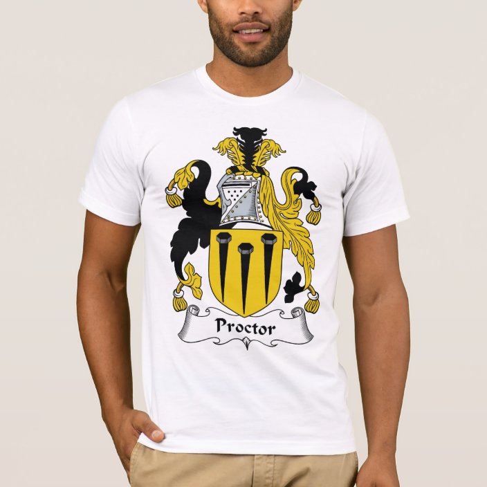 Proctor Family Crest T-Shirt | Zazzle.com