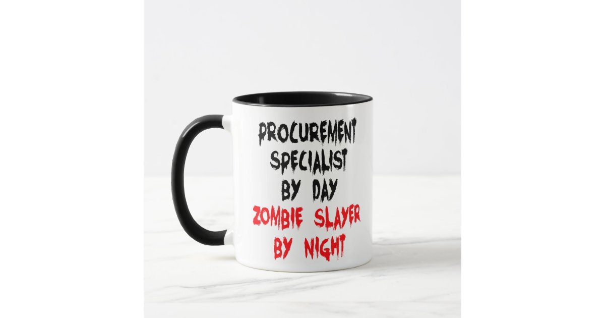 Procurement Specialist Zombie Joke Mug | Zazzle