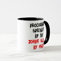 Procurement Specialist Zombie Joke Mug | Zazzle