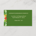 Produce Fruit and Vegetables Business Card | Zazzle