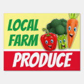 Produce Roadside Vegetable Stand Sign | Zazzle