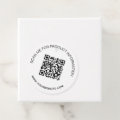Product ingredient listing QR code business label | Zazzle