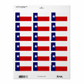 Product Labels Texas Lone Star Flag State Design | Zazzle
