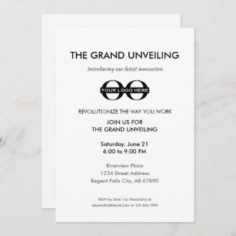 Product Launch Grand Unveiling Invitation | Zazzle