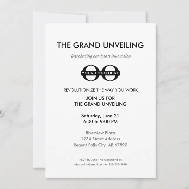 Product Launch Grand Unveiling Invitation | Zazzle
