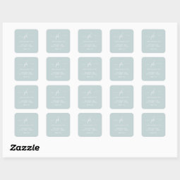 Product Packaging Discount Code Square Sticker | Zazzle