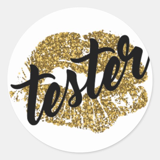Product Tester Sticker - Tester - Label | Zazzle.com