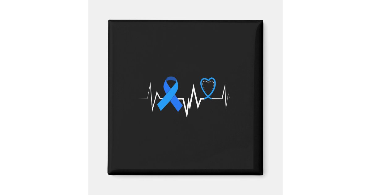 Products Alopecia Blue Ribbon Alopecia Awareness Magnet | Zazzle
